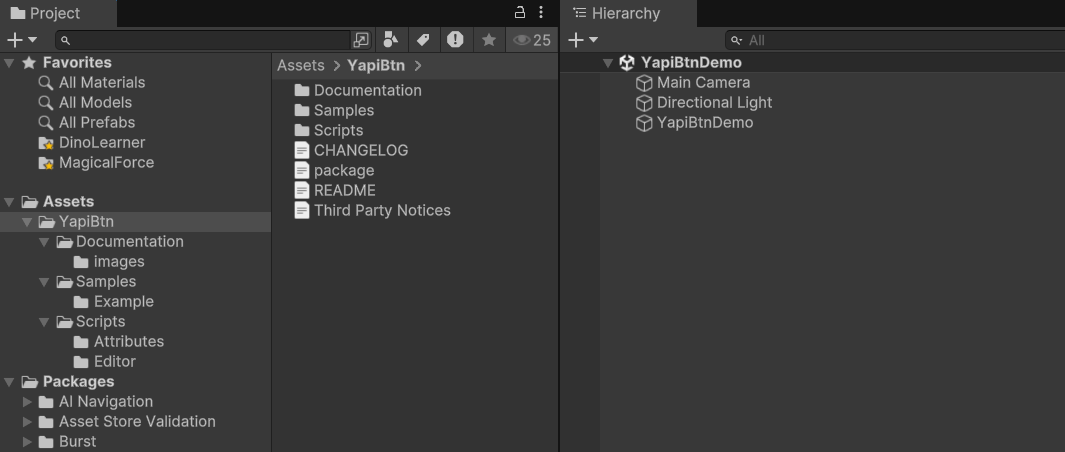 如何製作自己的 Unity Package
