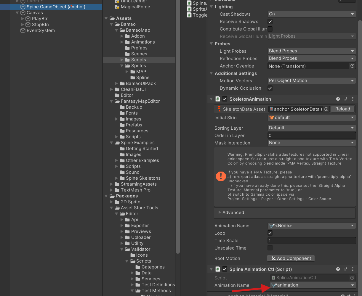 如何在 Unity 使用 Spine 動畫