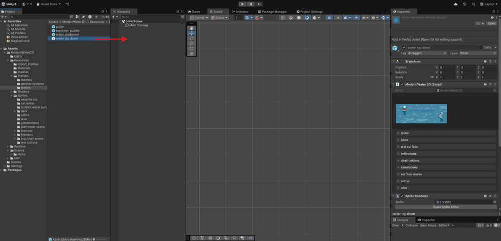 如何在 Unity 實現 2D 水流效果 - Modern 2D Water