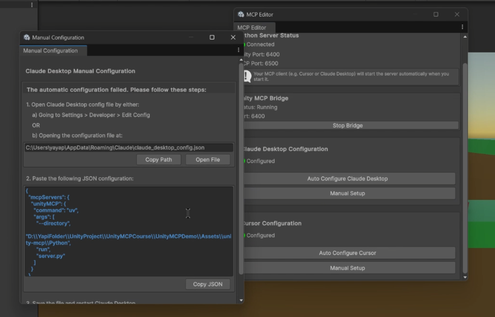 Unity MCP 架設方法